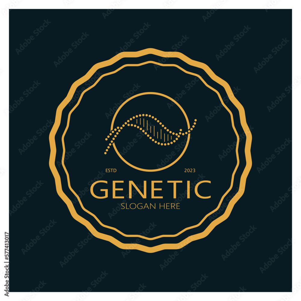 DNA vector logo design template.modern medical logotype.laboratory ...