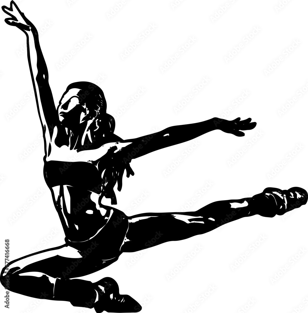 Silhouette art of side pose of painting artist doing painting with ...