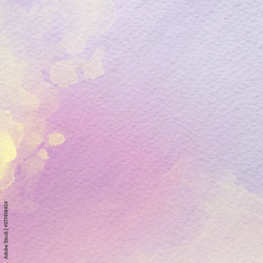 Pink yellow watercolor background with watercolor paper texture Stock ...