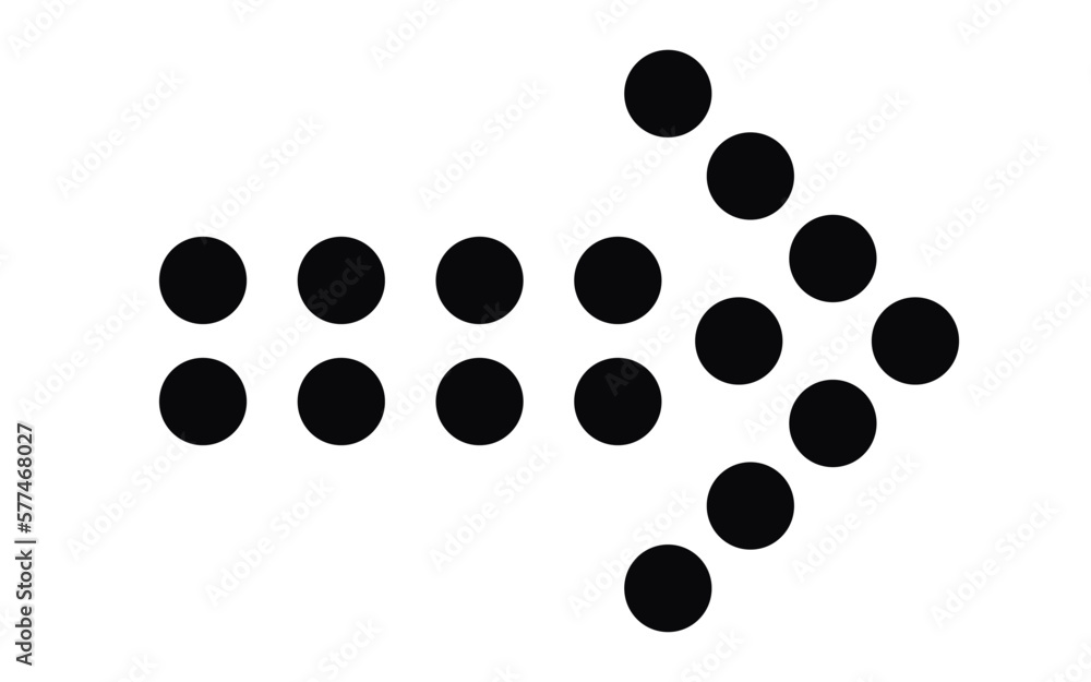 Arrow vector icon isolated on white background for instagram stories ...