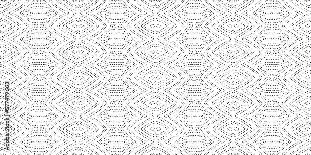 Vetor de Simple curved line design.Abstract geometric black and white ...