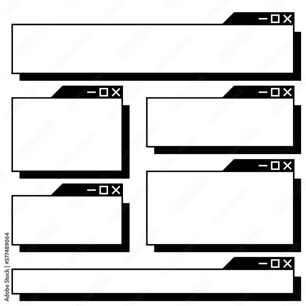 Poster Vector Collection Set of Dialog Box Designs – Wall Art | UkPosters