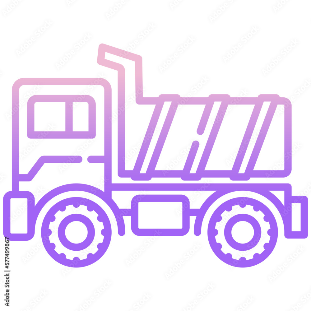 Loading truck icon Stock Vector | Adobe Stock