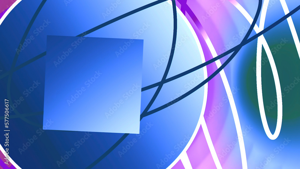 Stylish animation with moving curved lines. Motion. Animated background ...