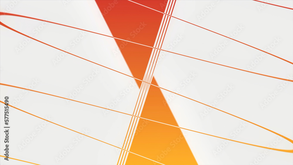 Designer animation with lines and triangles. Motion. Animation for transitions and inserts ...