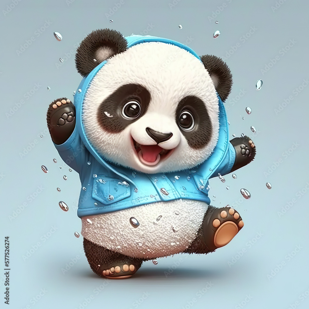 AI-Generated Baby cute adorable small cute animal Stock Illustration ...