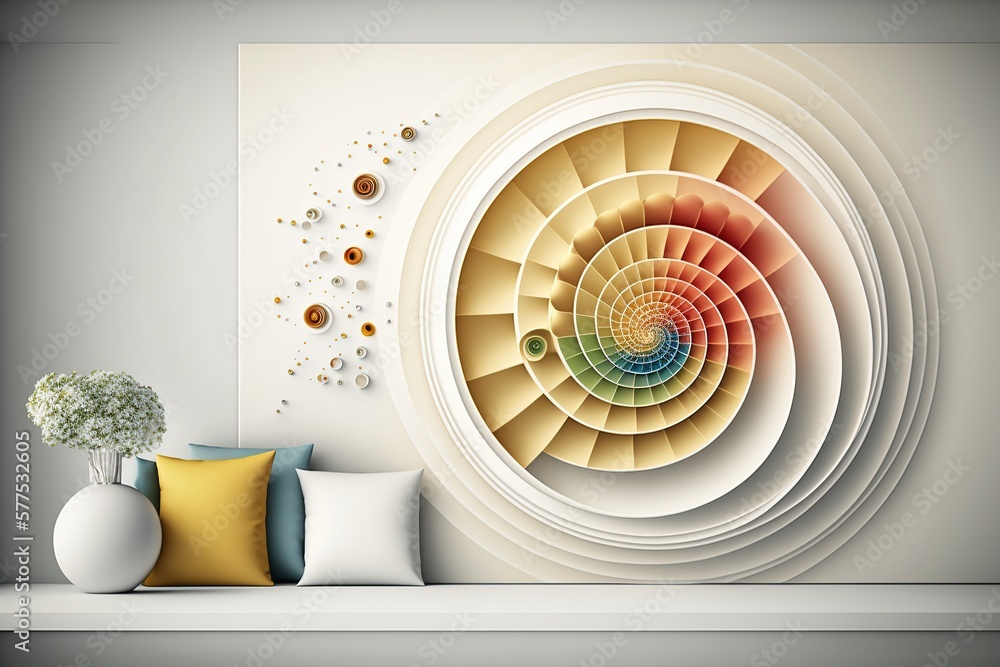 Generated By Ai The Fibonacci Sequence Showcases The Power Of Machine Learning And Neural