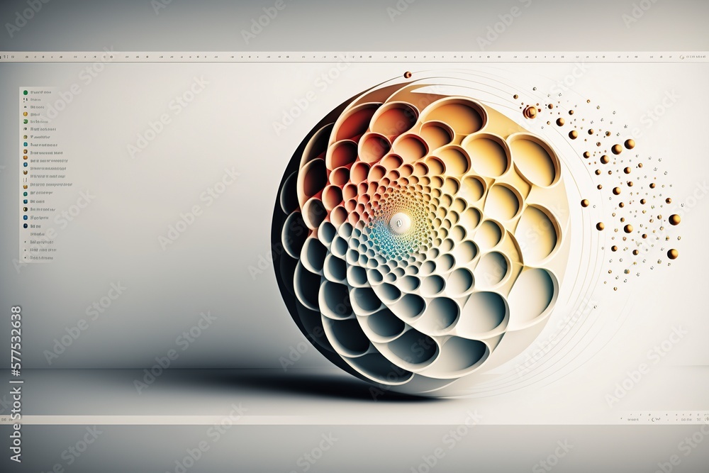 Generated By Ai The Fibonacci Sequence Showcases The Power Of Machine