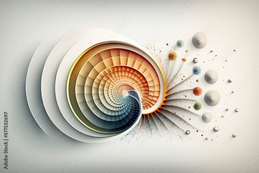 Generated By Ai The Fibonacci Sequence Showcases The Power Of Machine Learning And Neural