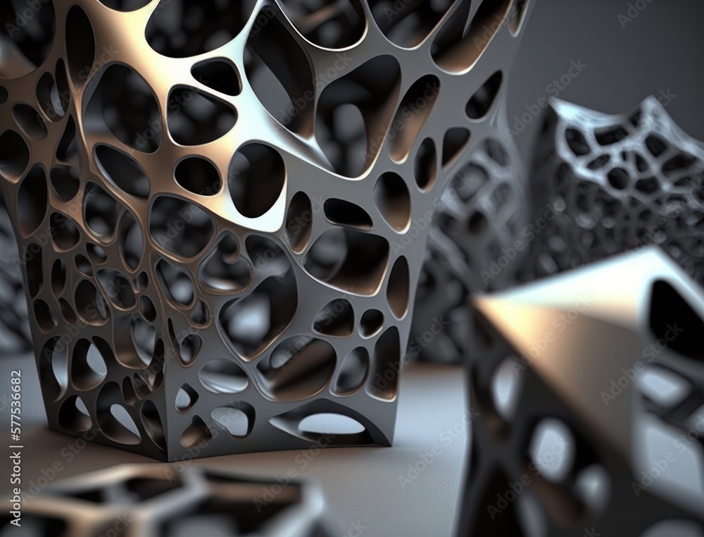 Dark black abstract background An abstract image featuring organic ...