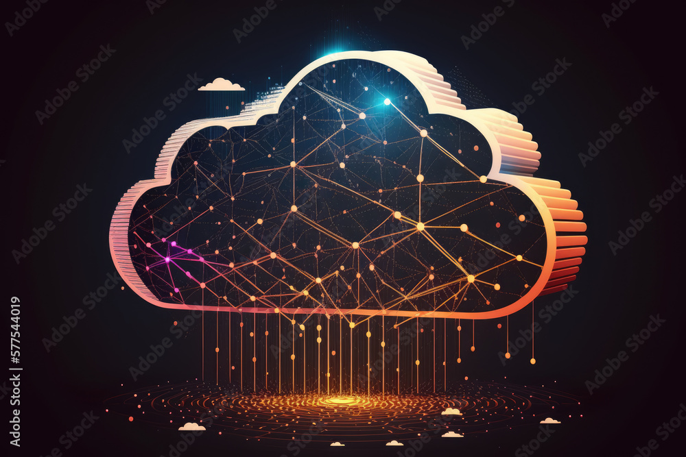 Cloud Computing and Big Data Concepts Connecting the network of digital ...