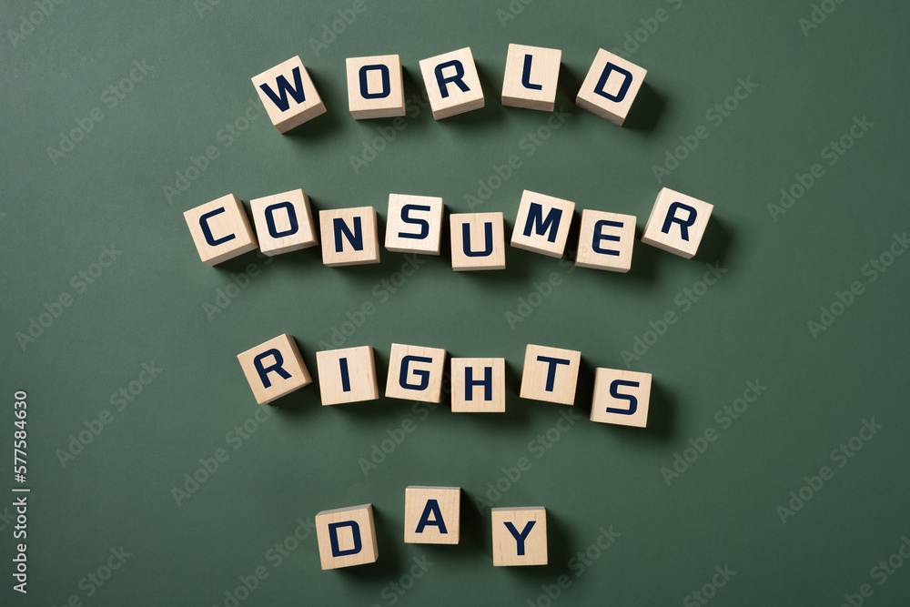 world consumer rights day horizontal composition Stock Photo | Adobe Stock