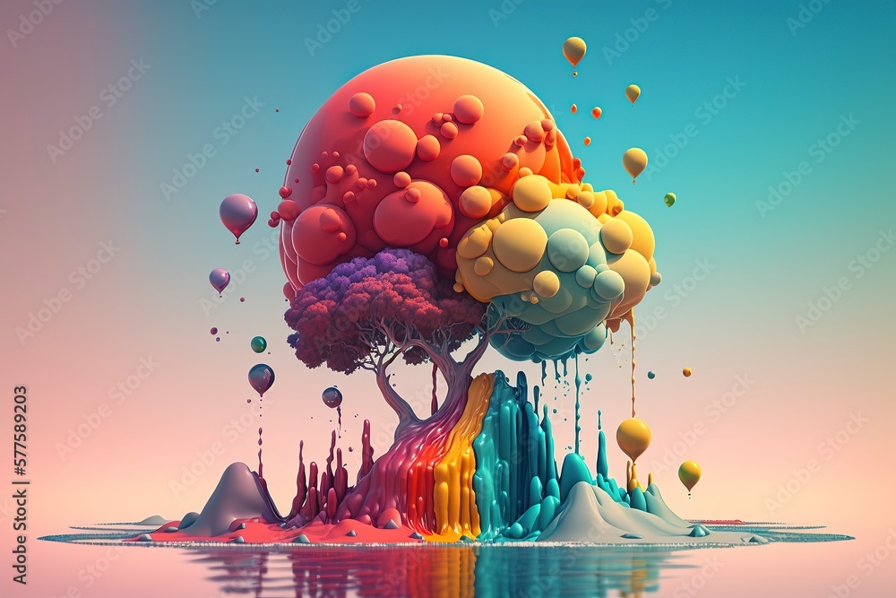 Experience the beauty of nature through various styles of tree art ...