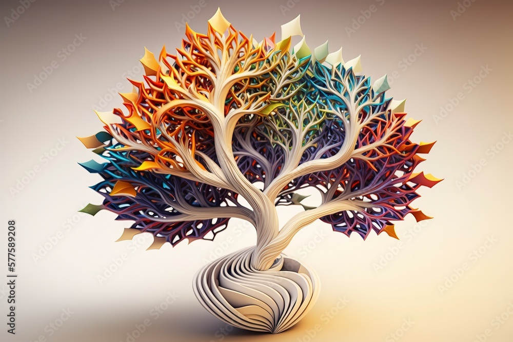 Experience the beauty of nature through various styles of tree art ...