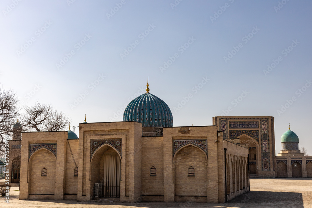 Islamic mosque historical holy religious place. Tower for prayer of ...