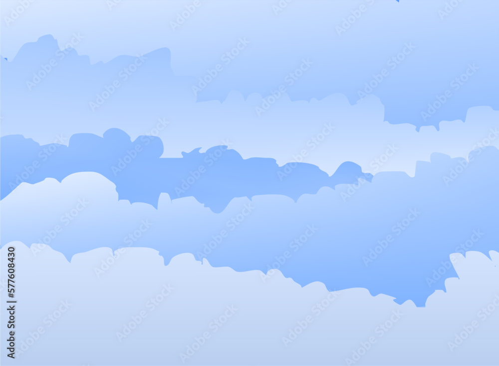 Simple clouds gradient background RGB Stock Vector | Adobe Stock