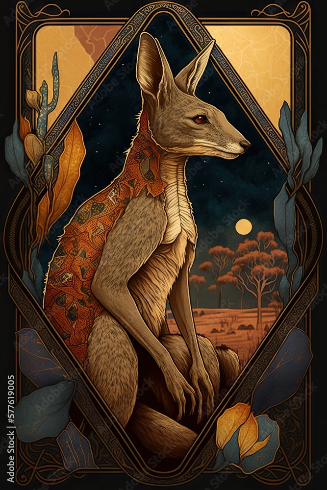 Beautiful Designer Illustration of Ancient Mythological Majestic ...