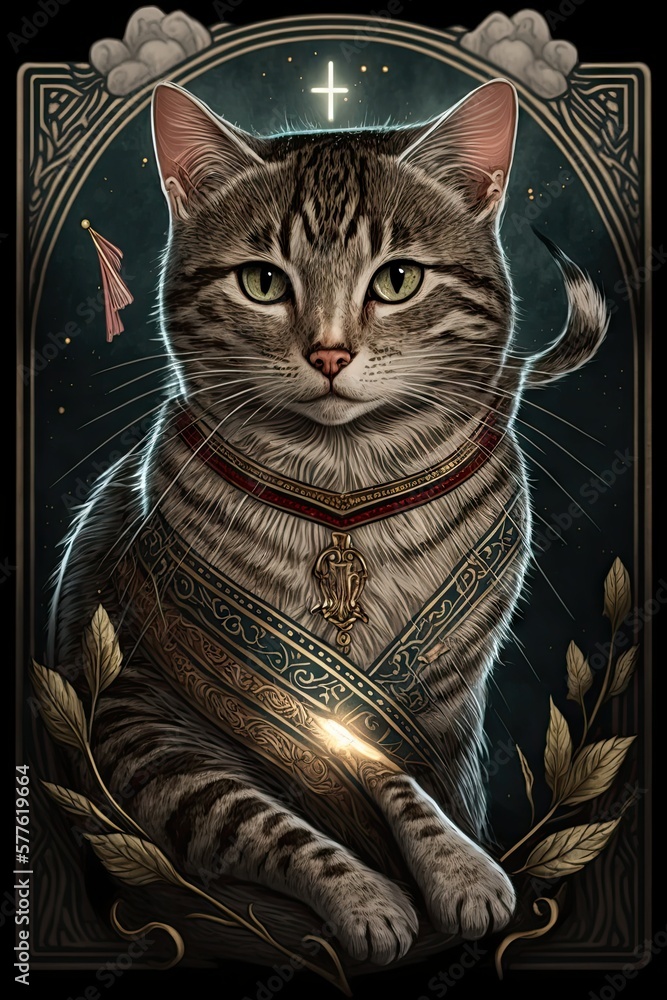 Designer Illustration of Ancient Mythological Majestic American ...