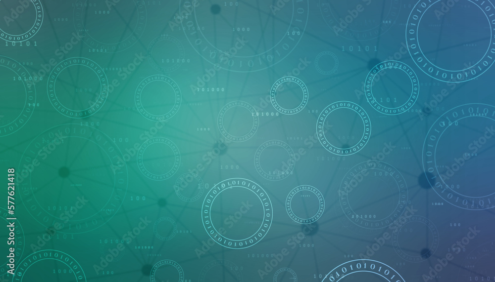 Binary Code Background, Digital Abstract technology background, flowing ... Binary Code Background, Digital Abstract technology background, flowing ...