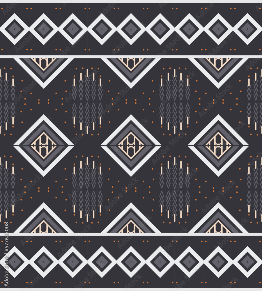 Ethnic design drawing background. traditional pattern background It is ...