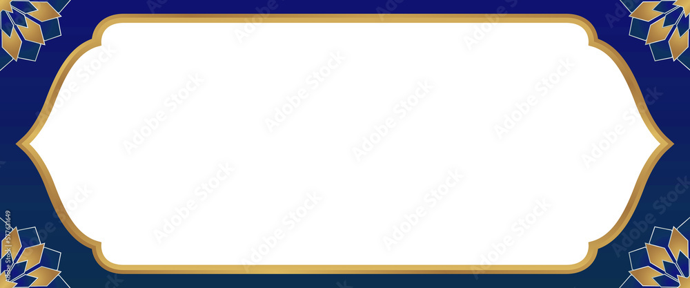 islamic frame for any text with transparant background Stock ...