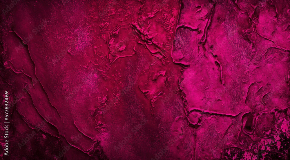 Stockillustratie Black red rough surface. Toned old concrete wall. Viva ...