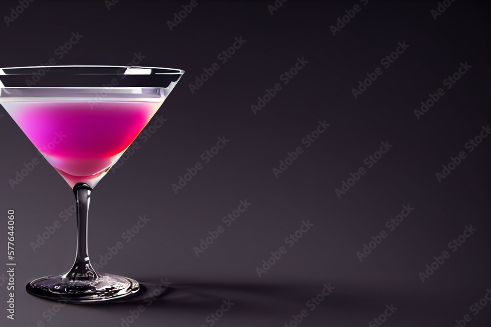 martini cocktail drink, transparent background png. Generative AI Stock ...