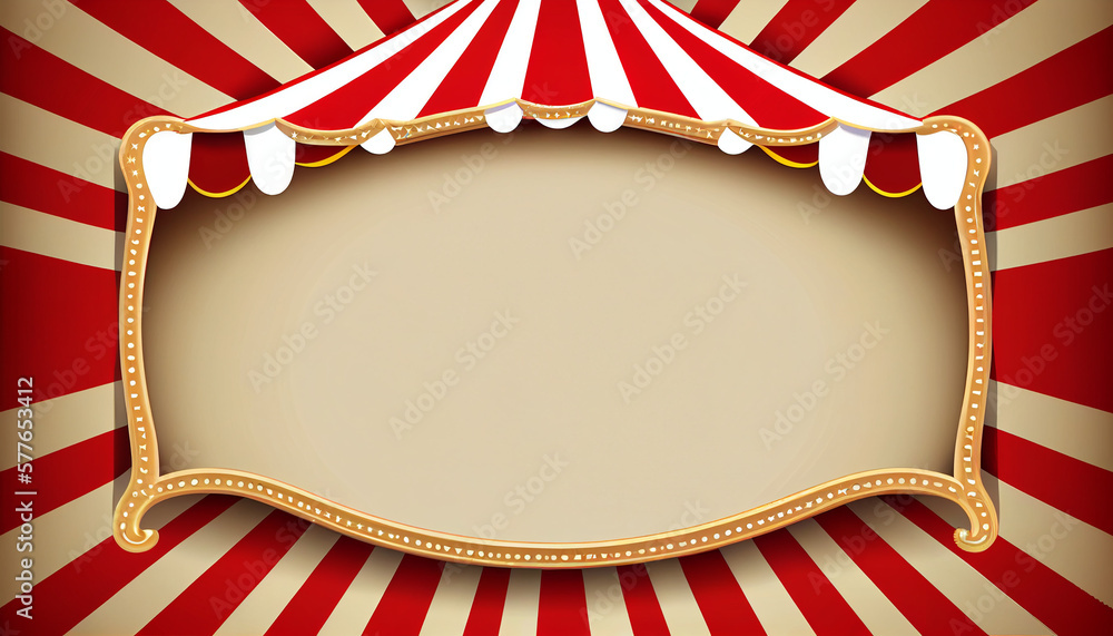 Circus frame background , circus tent background with copy space ...