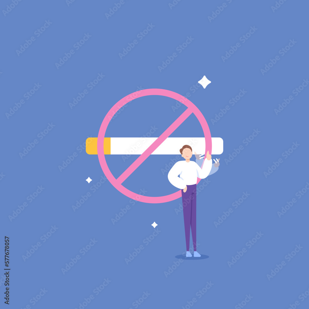 NO SMOKING AREA. stop smoking for a healthy life. no smoking sign. a ...