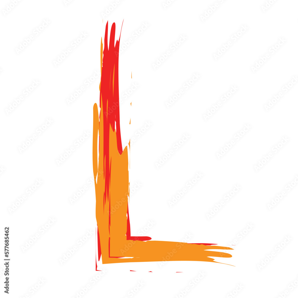 letter L, alphabet a b c d big letter and small letter Stock Vector ...