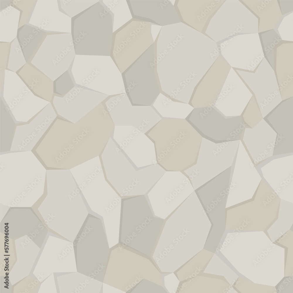 Paving stone in top view. Light beige and brown masonry coating cartoon ...