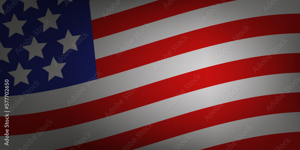 USA flag background banner. Vector illustration. EPS 10 Stock Vector ...