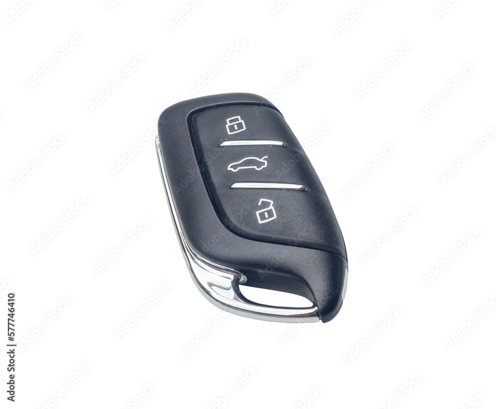 Digital car key control remote with unlockable and lockable buttons ...