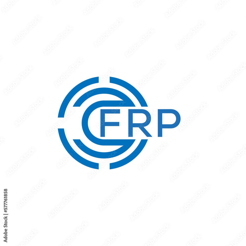 FRP letter logo design. FRP creative initial letter logo concept. FRP ...