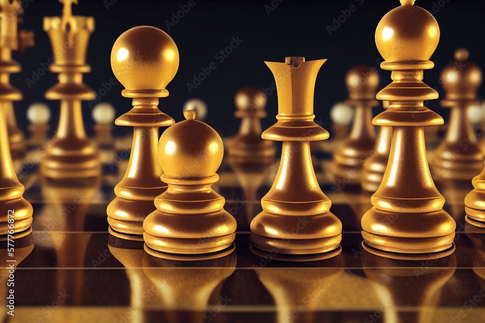 symbol of geopolitics the world globe with chess pieces. Generative AI ...