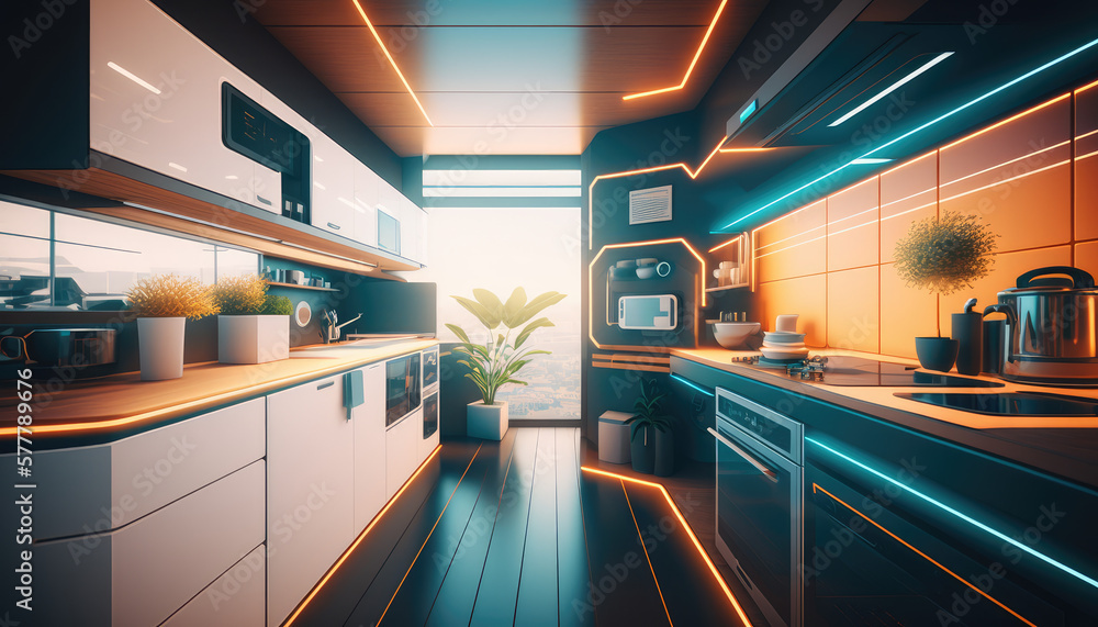 "The Futuristic Kitchen: An Architectural Photography", featuring a ...