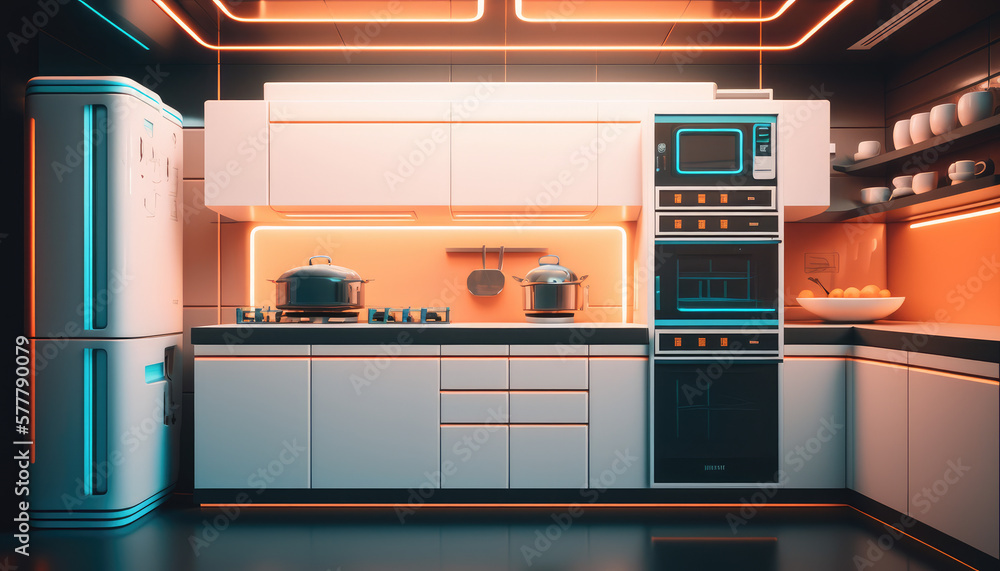 "The Futuristic Kitchen: An Architectural Photography", featuring a ...
