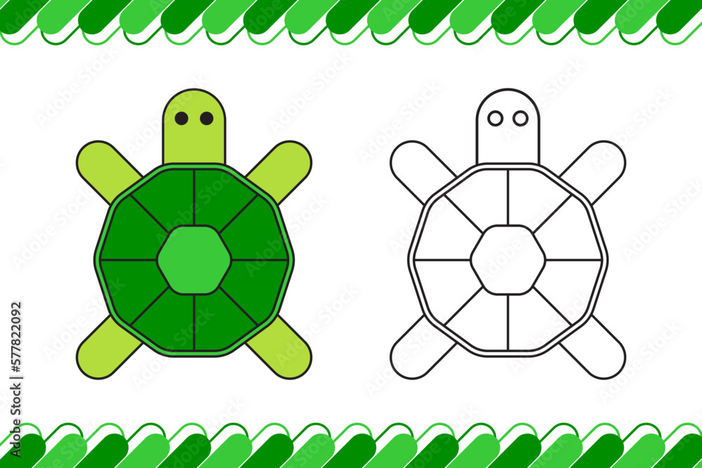 Terrible coloring page for kids Stock Vector | Adobe Stock