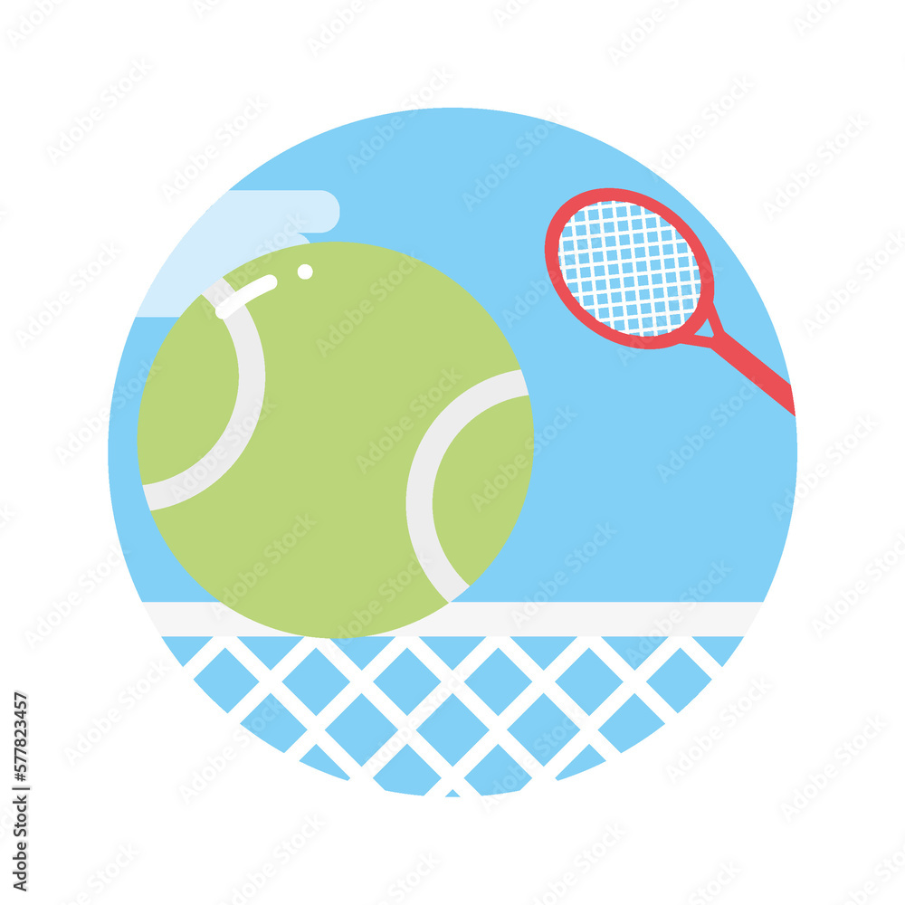 tennis racket png icon transparent background Stock Illustration ...