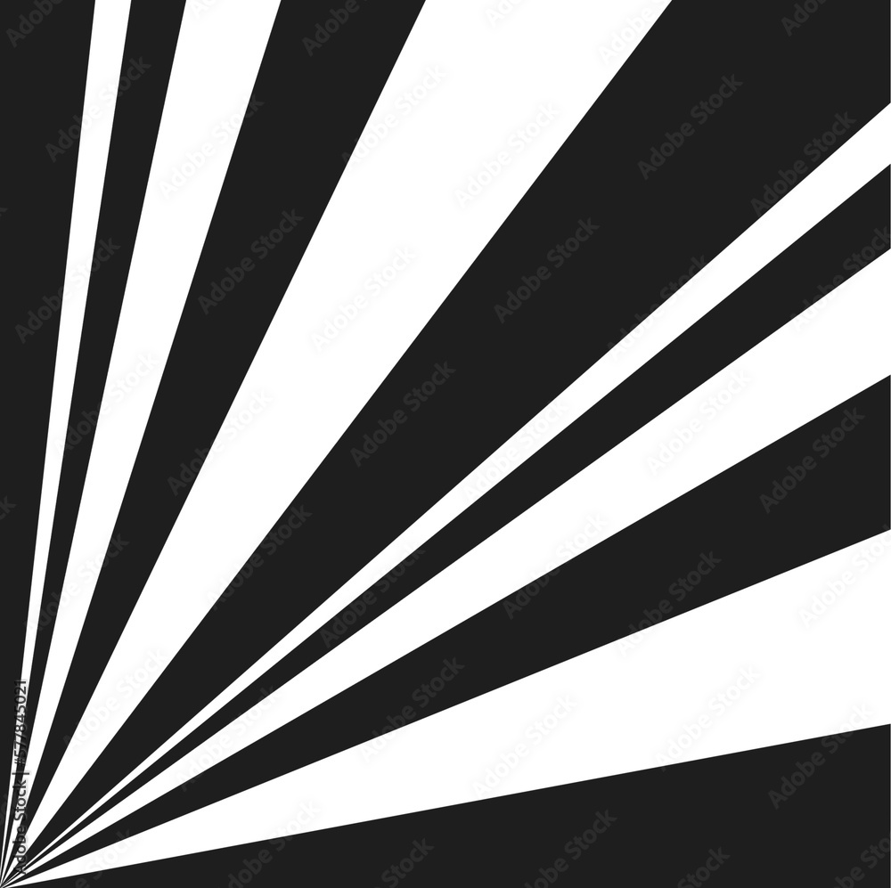 Black sunburst pattern gradient on transparent background . Royalty ...