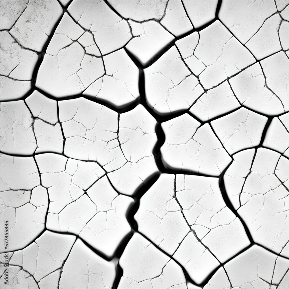 Seamless broken cracks background texture. Tileable stained peeling ...