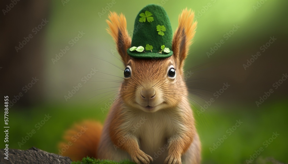 Beautiful Saint Patrick's Day Parade Celebrating Cute Creatures and ...