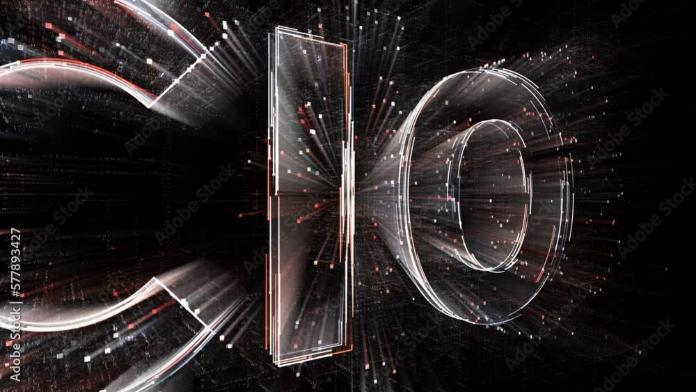 Vídeo do Stock: 4k CIO animated word tag cloud,chief information officer,text design animation ...