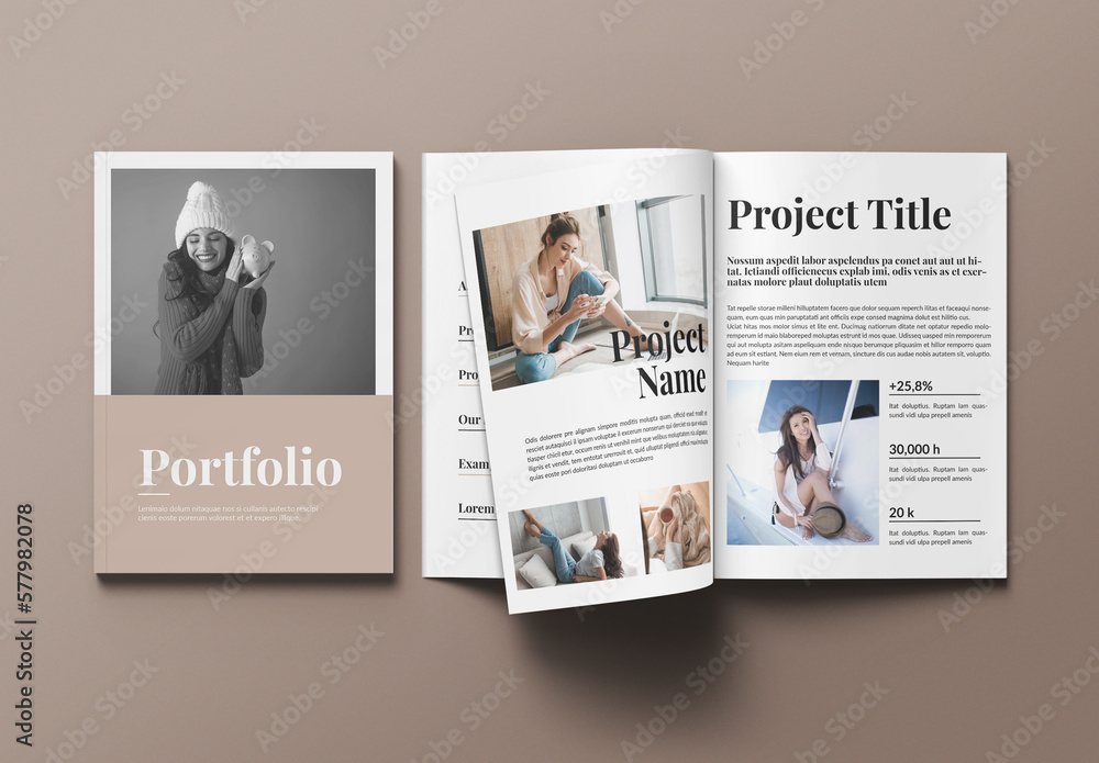 Creative Portfolio Template Stock Template | Adobe Stock