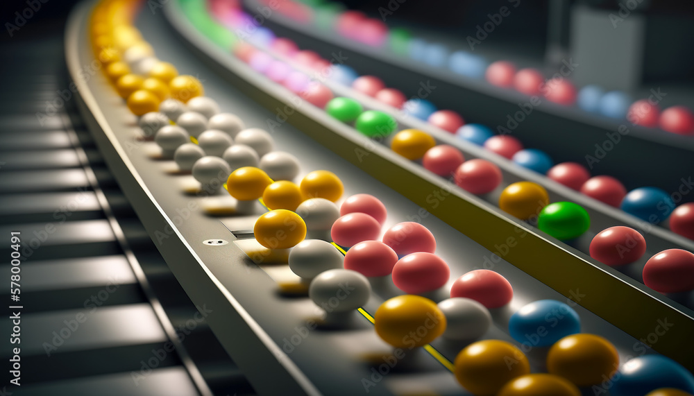 Sorting and Manufacturing Pills, Inside a Modern Pharmaceutical Drugs ...