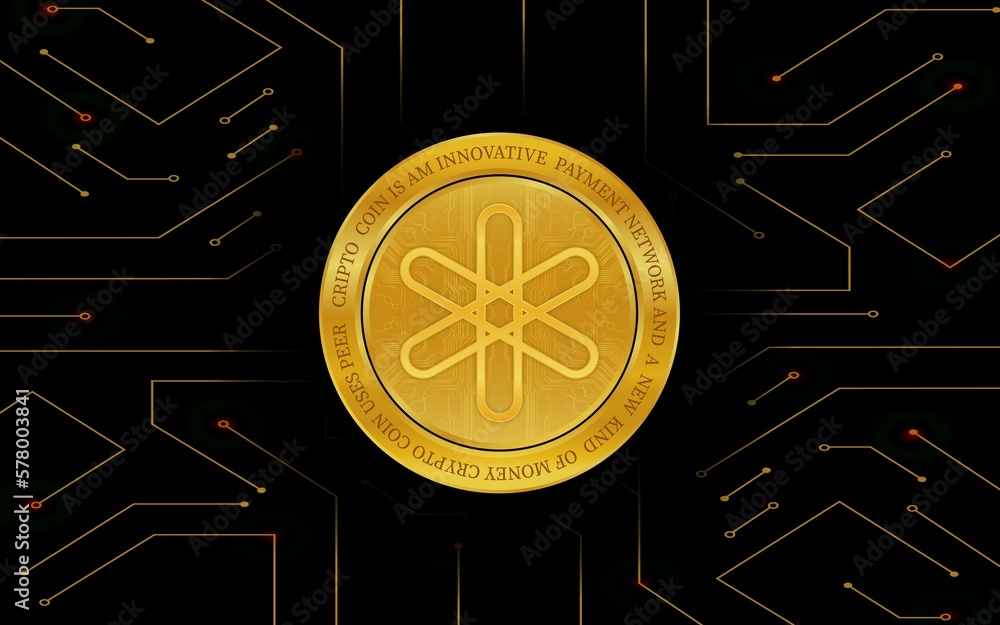 virtual coins and their logos. dent virtual currency logo. 3d ...