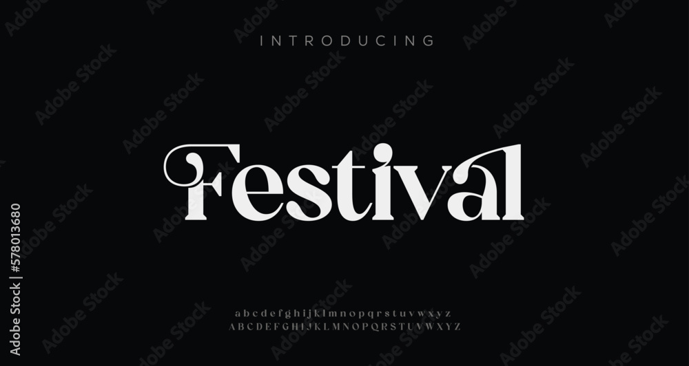 Festivel, Minimal luxury typo Font and Modern tech Typography urban ...