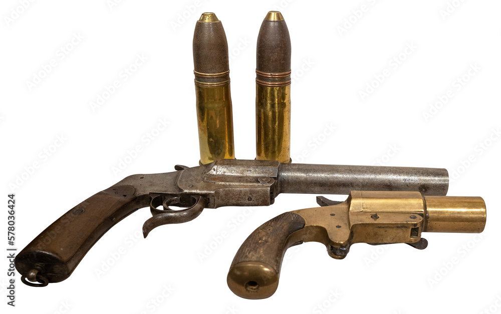 anciennes armes de guerre sur fond transparent Stock Photo | Adobe Stock