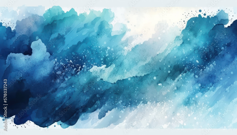 Aquarell painting as a background picture with soft hues Stock ...