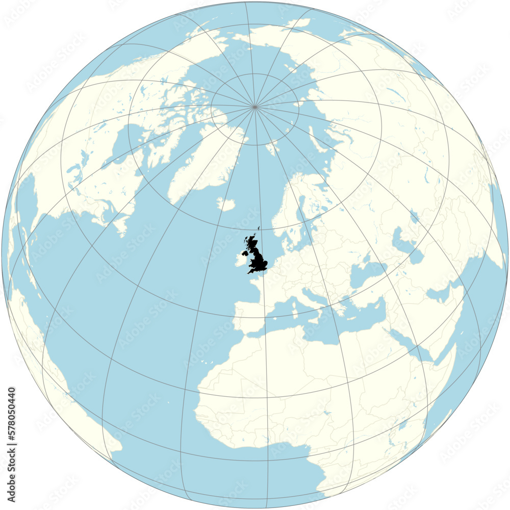 united kingdom on the world map